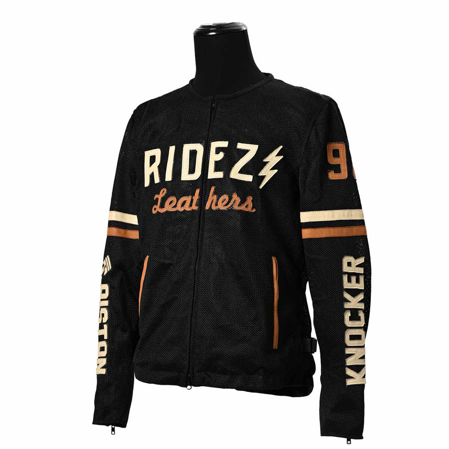 RIDEZ PISTON KNOCKER MESH JACKET BLACK RLSJ15 | RIDEZ