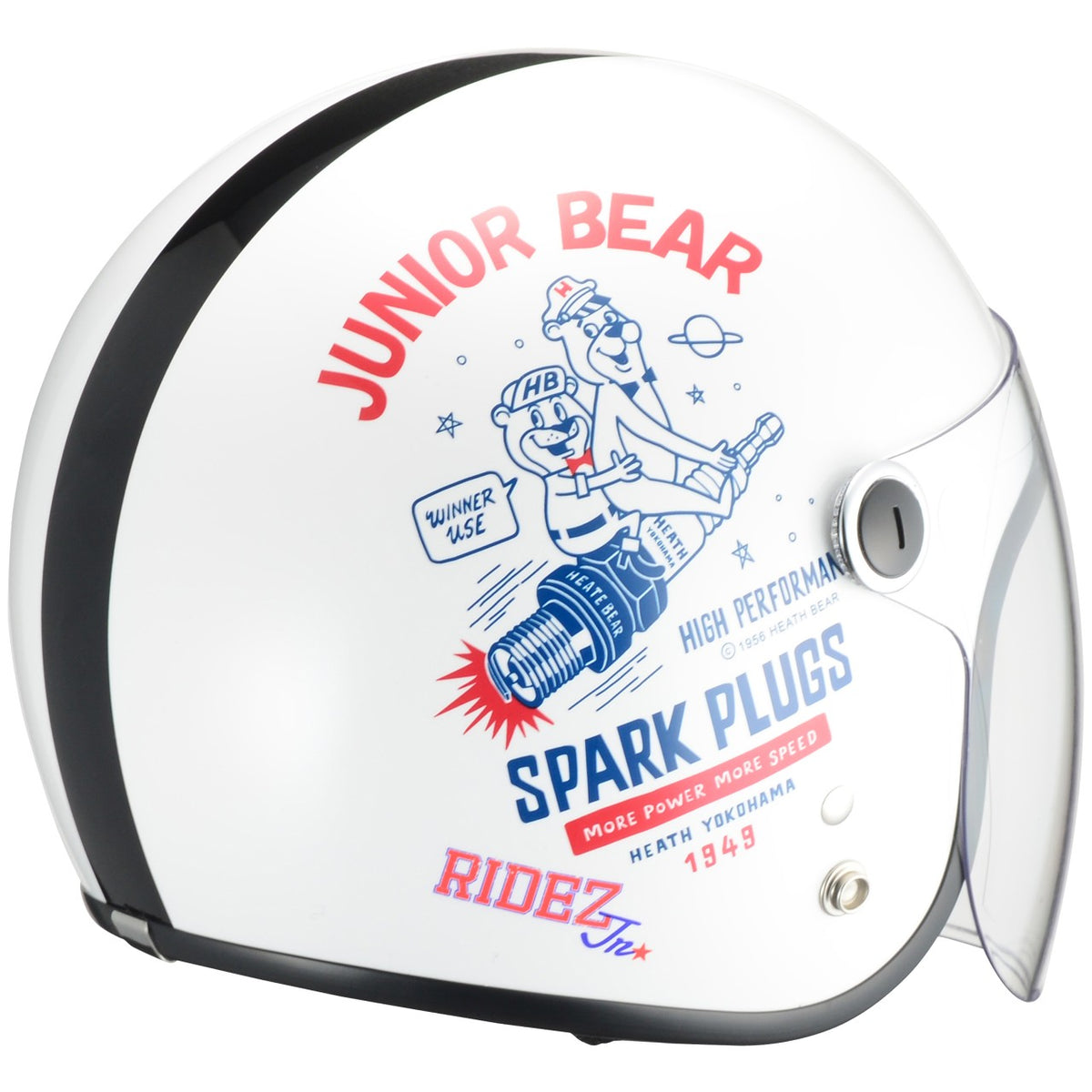 RIDEZ Jr SPARK PLUGS 子供用バイクヘルメット